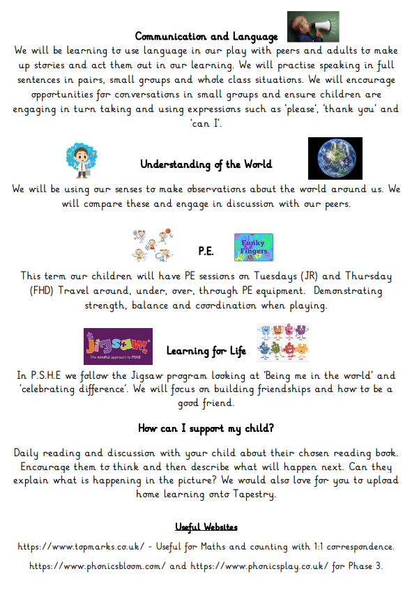 Reception - South Camberley Primary & Nursery School